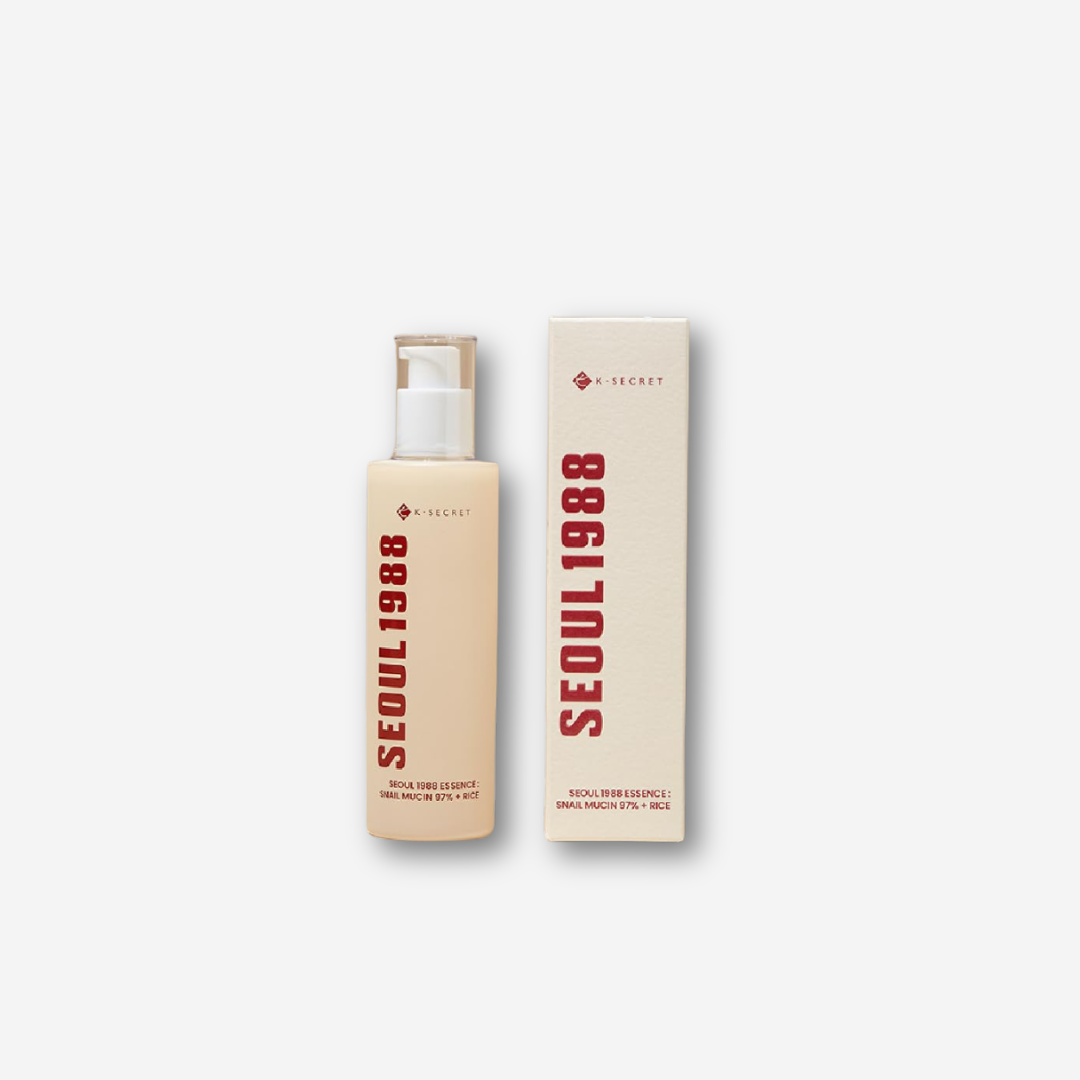 Seoul 1988 Essence : Snail Mucin 97% + Rice – Recap Beauty