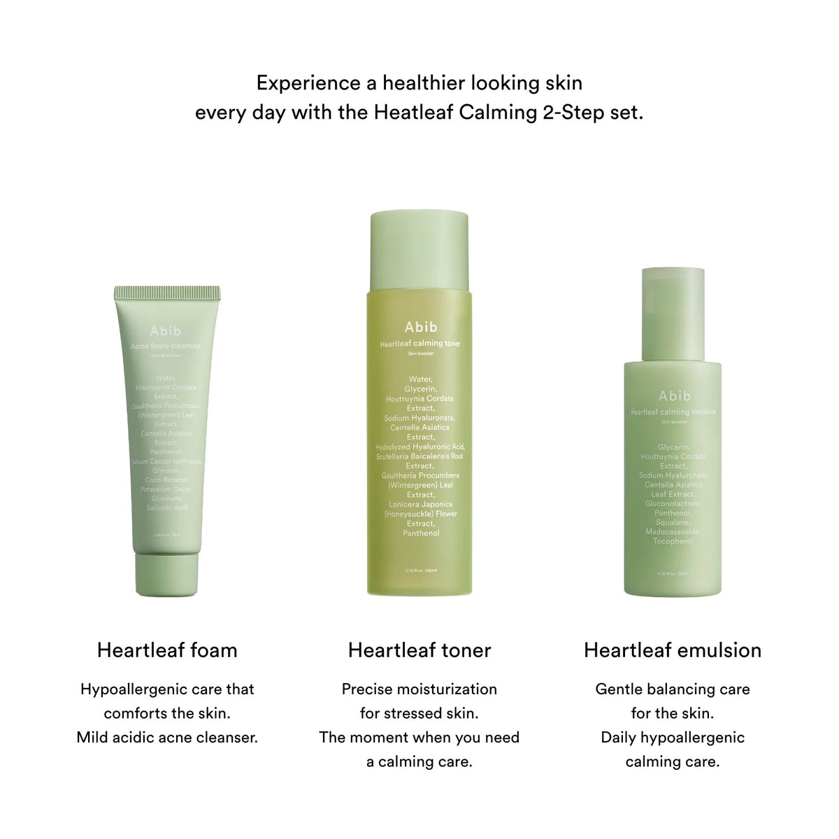Heartleaf calming 2-Step kit – Recap Beauty