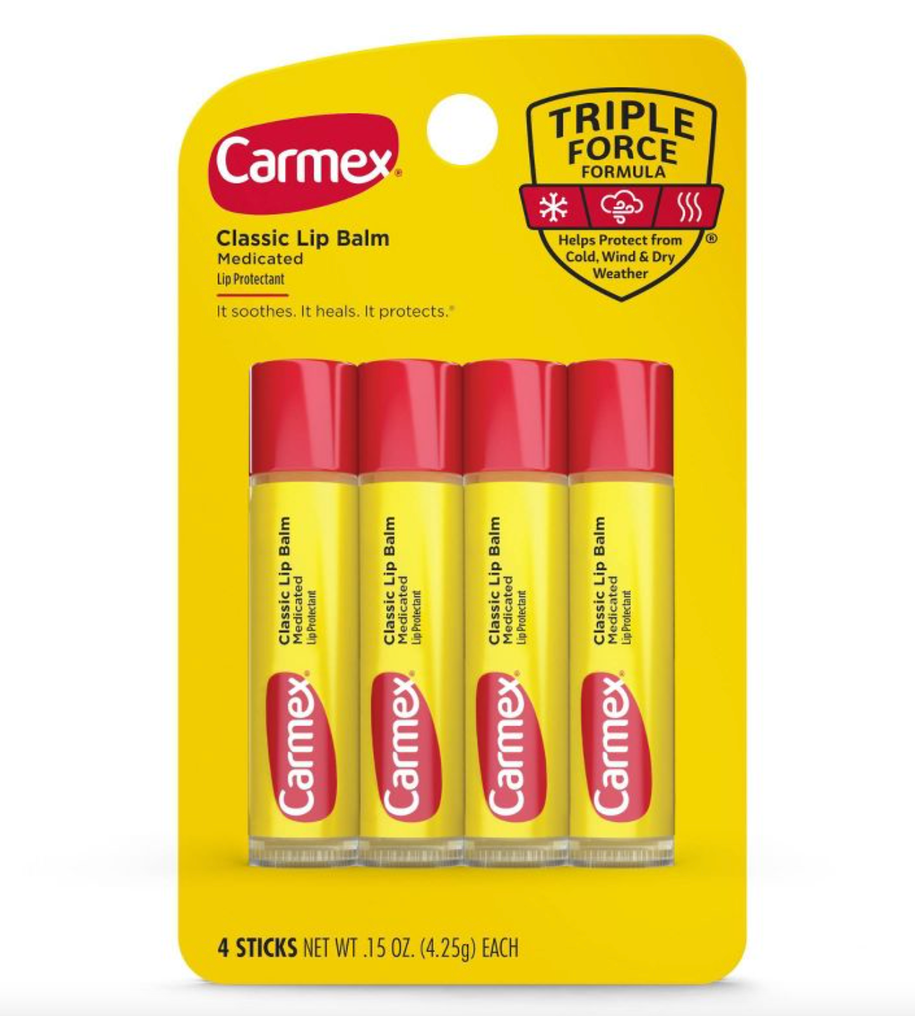Carmex Classic Lip Balm Medicated Stick 4pk – Recap Beauty